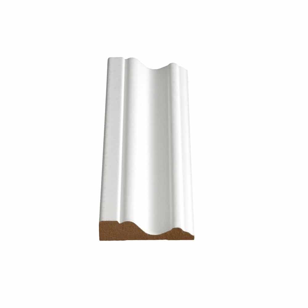 Primed Fiberboard colonial Casing 15 MM X 2-3/4 " x 7' - Hardwood Giant